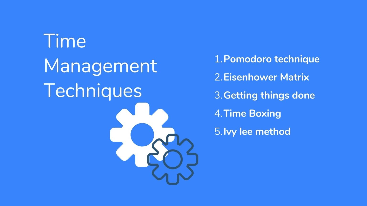 Time Management Presentation
